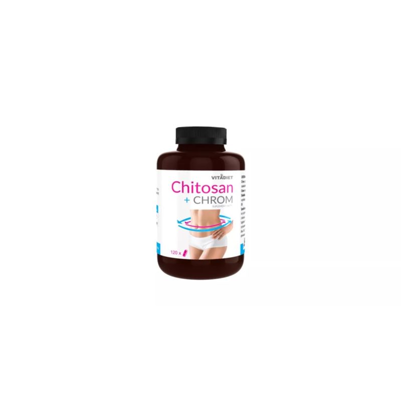 VITADIET Chitosan + Chrom 120 kapsułek - opinie, cena | mybionic.pl