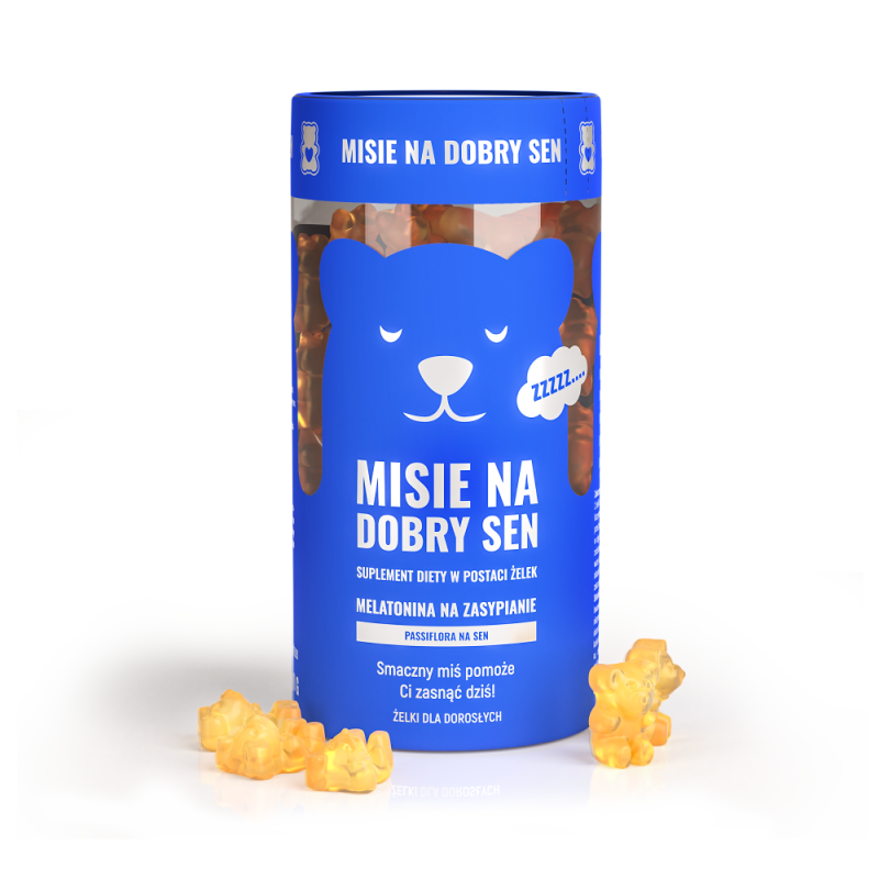 Noble Health Misie na dobry sen 60 żelek - opinie, cena | mybionic.pl