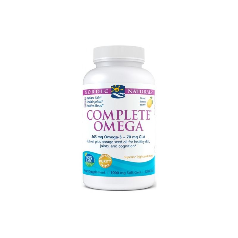 Nordic Naturals Complete Omega z GLA 565mg 120 miękkich kapsułek o ...