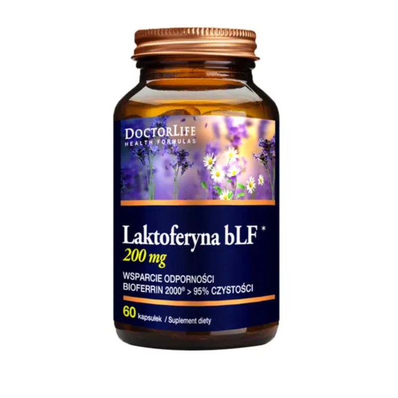 Doctor Life Laktoferyna bLF 200 mg 60 kapsułek - opinie, cena | mybionic.pl