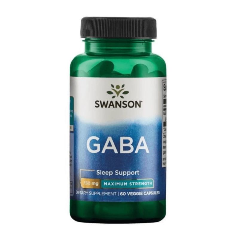 Swanson GABA Forte 750 mg 60 kapsułek - opinie, cena | mybionic.pl