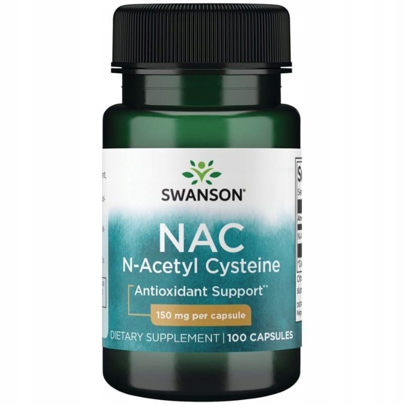 Swanson NAC N-acetylocysteina 150 mg 100 kapsułek - opinie, cena ...