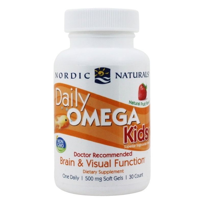 Nordic Naturals Daily Omega Kids Omega 3 dla dzieci 30 kapsułek ...