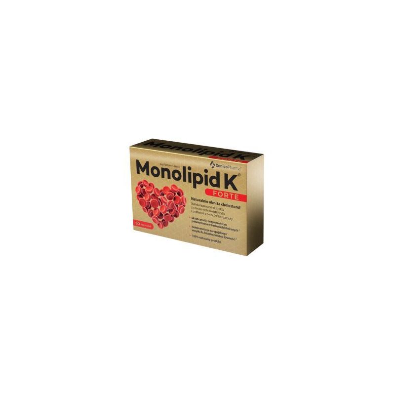Xenico Monolipid K Forte 30 kapsułek - opinie, cena | mybionic.pl