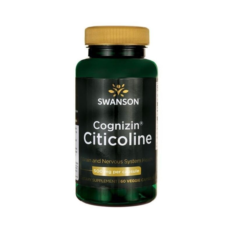 Swanson Cognizin Citicoline 500 mg 60 kapsułek - opinie, cena | mybionic.pl
