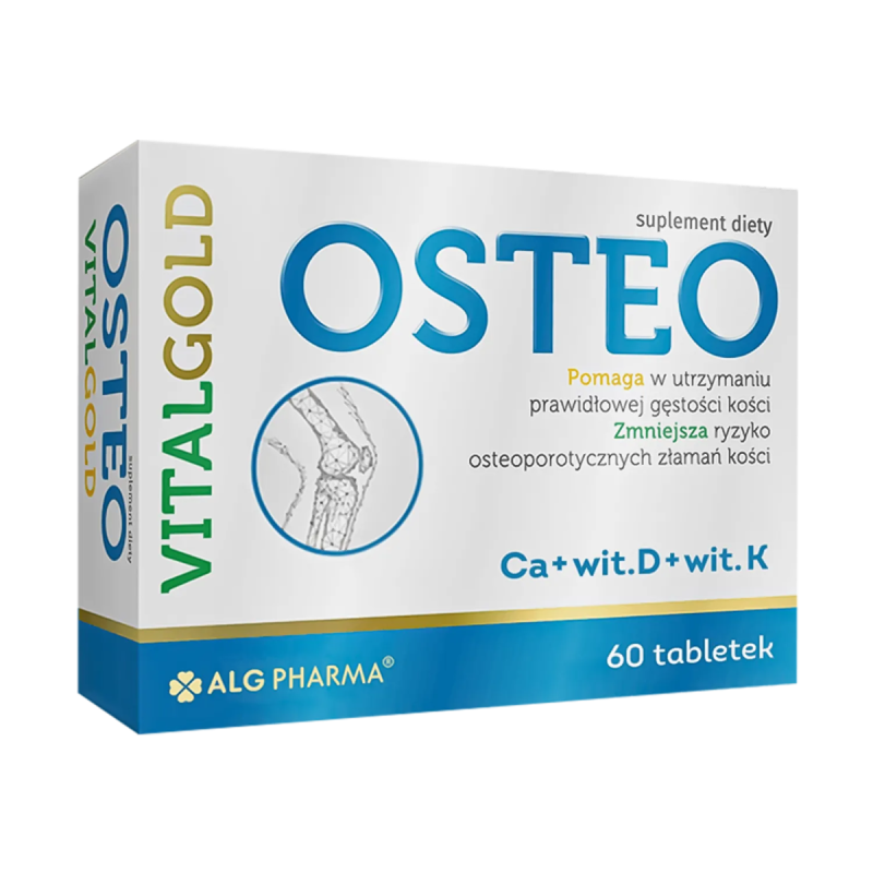 Alg Pharma OSTEO VitalGold 60 tabletek - opinie, cena | mybionic.pl Alg Pharma OSTEO VitalGold 60 tabletek - opinie, cena | mybionic.pl