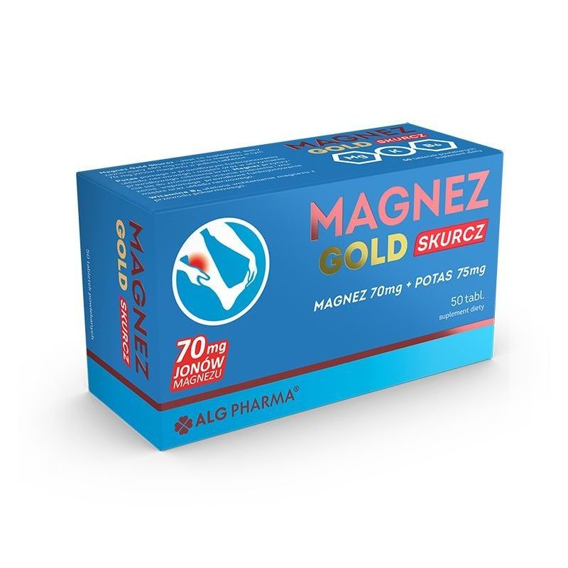 Alg Pharma Magnez Gold Skurcz 50 tabletek - opinie, cena | mybionic.pl