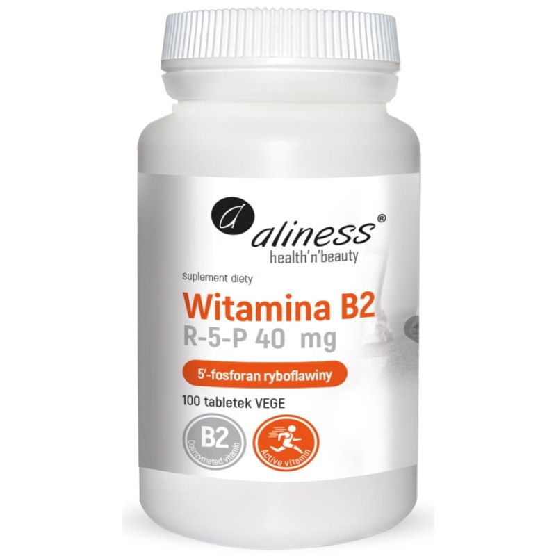 Aliness Witamina B2 R-5-P (ryboflawina) 40mg 100 tabletek - opinie ...