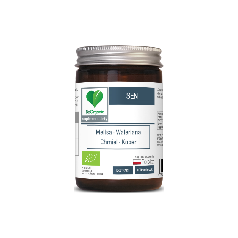 BeOrganic by Aliness Sen BIO 450 mg 100 tabletek - opinie, cena ...