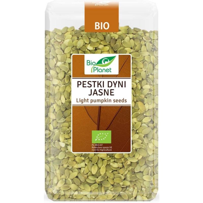 Bio Planet Pestki Dyni Jasne BIO 1 kg - opinie, cena | mybionic.pl