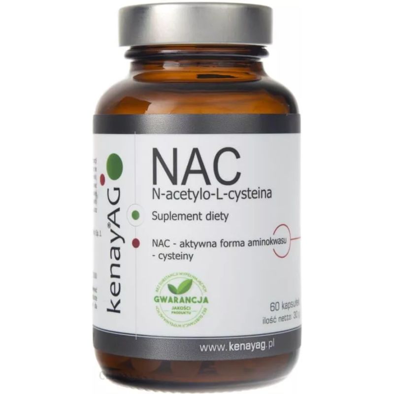 Kenay NAC N-Acetylo-L-Cysteina 150 mg 60 kapsułek - opinie, cena ...