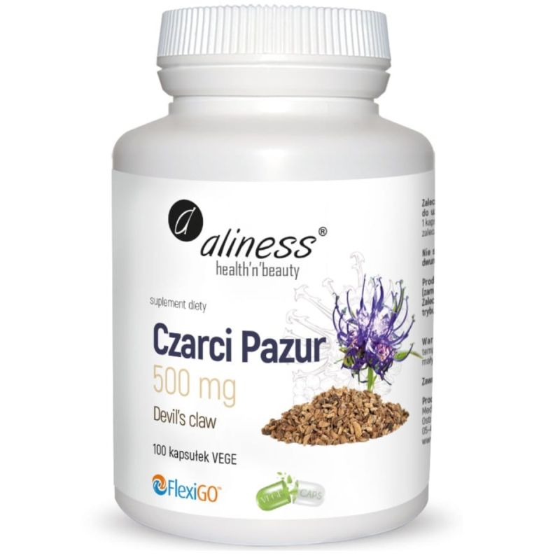 Aliness Czarci Pazur 500mg 100 kapsułek - opinie, cena | mybionic.pl