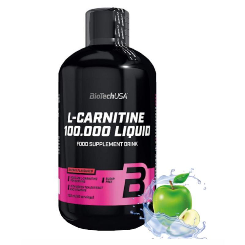 BioTech USA L-carnitine 100.000 500ml o smaku jabłkowym - opinie, cena ...