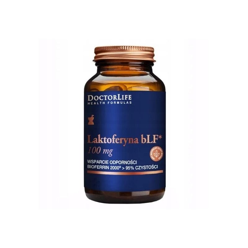 Doctor Life Laktoferyna bLF 100mg 30 kapsułek - opinie, cena | mybionic.pl