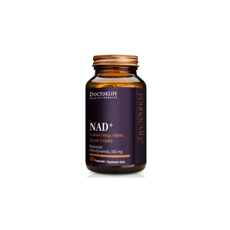 Doctor Life NAD+ Rybozyd nikotynamidu 30 kapsułek - opinie, cena | mybionic.pl