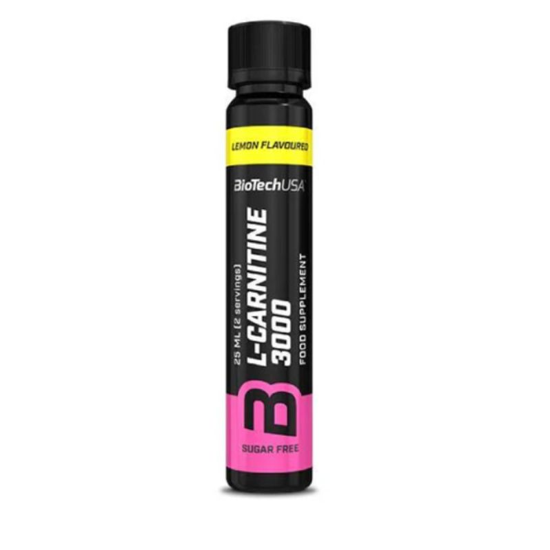 BioTech USA L-Carnitine Amp 3000mg 25ml o smaku cytrynowym - opinie ...