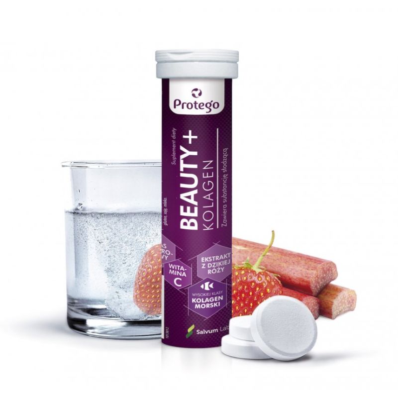 Protego Beauty+ kolagen 20 tabletek musujących - opinie, cena | mybionic.pl
