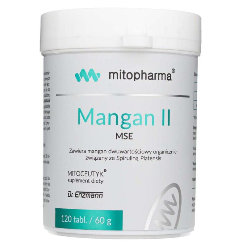 Mito-Pharma Mangan MSE 120 tabletek - opinie, cena | mybionic.pl