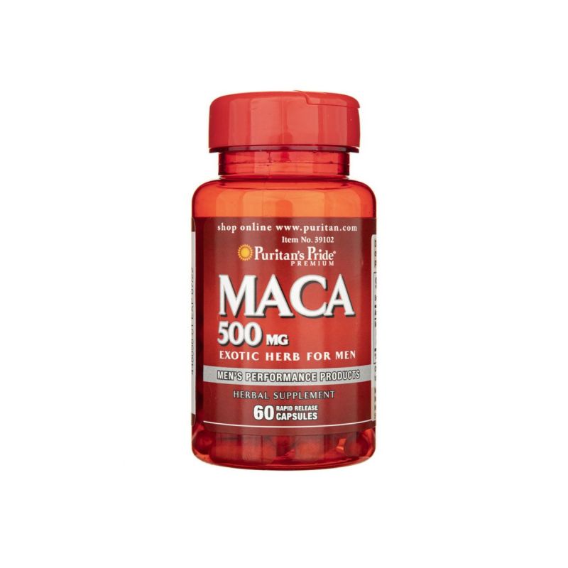 Puritan's Pride Maca 500 mg 60 kapsułek - opinie, cena | mybionic.pl