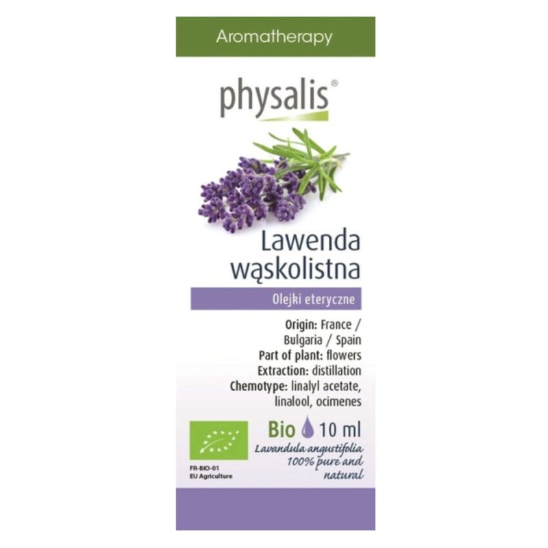 Physalis Olejek Eteryczny Lawenda Wąskolistna BIO 10 ml - opinie, cena ...